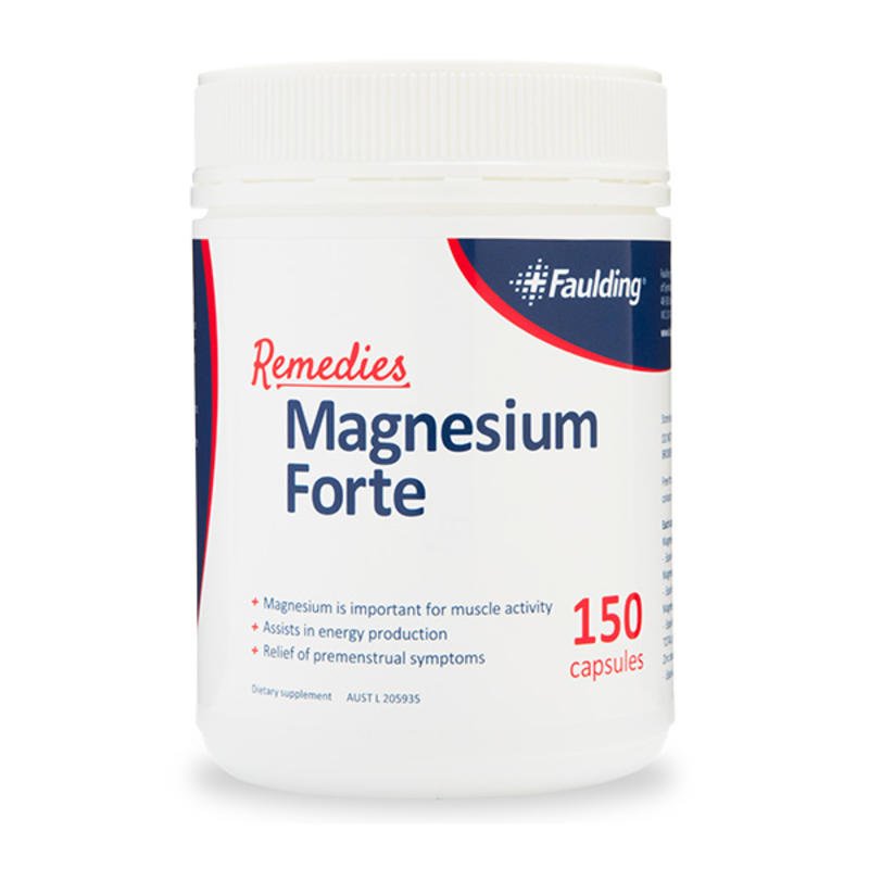Faulding Remedies Magnesium Forte 400mg Cap X 150 - 澳洲生活网