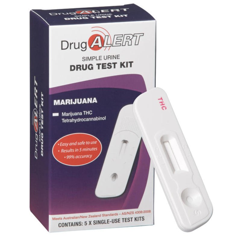 Drug Alert Marijuana Test Kit X 5 Tests - 澳洲生活网