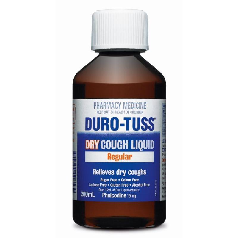Duro-Tuss Dry Cough Liquid Regular 200ml - 澳洲生活网