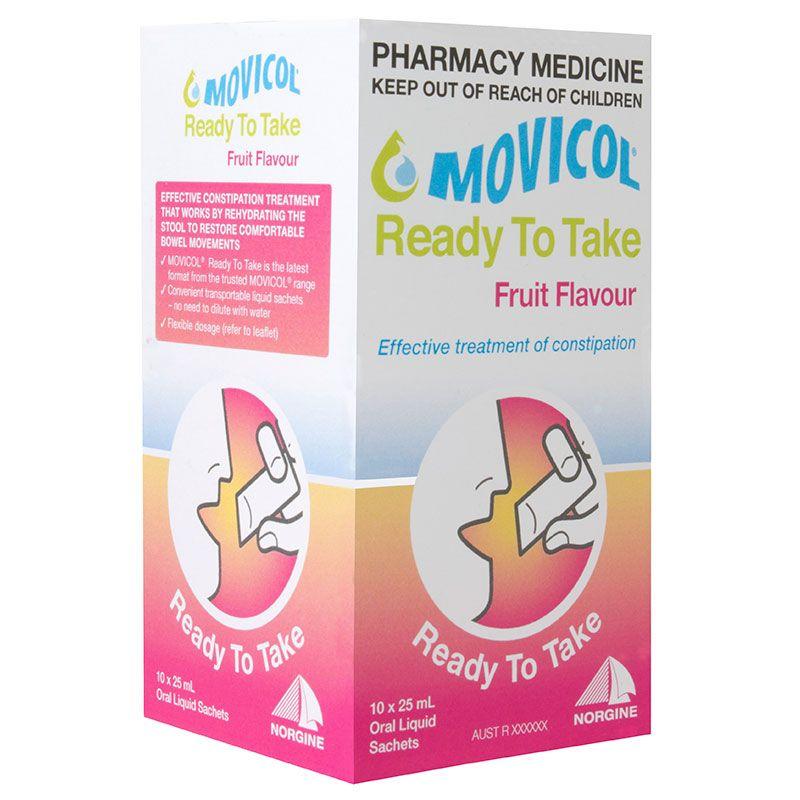 Movicol Ready To Take (Fruit Flavour) 25ml X 10 - 澳洲生活网