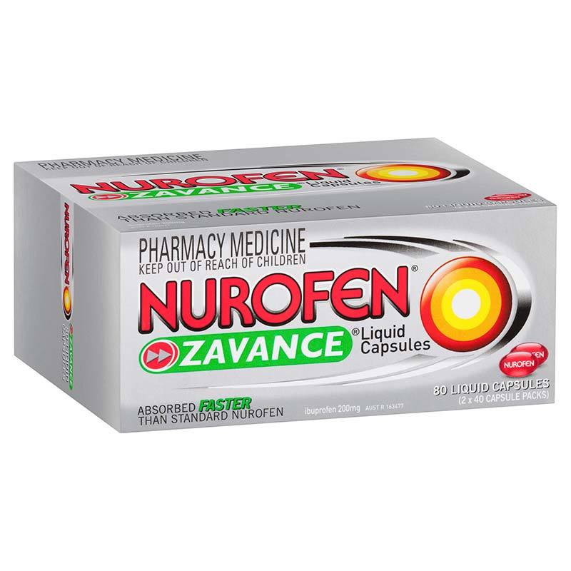 Nurofen Zavance Liquid Cap X 80 - 澳洲生活网