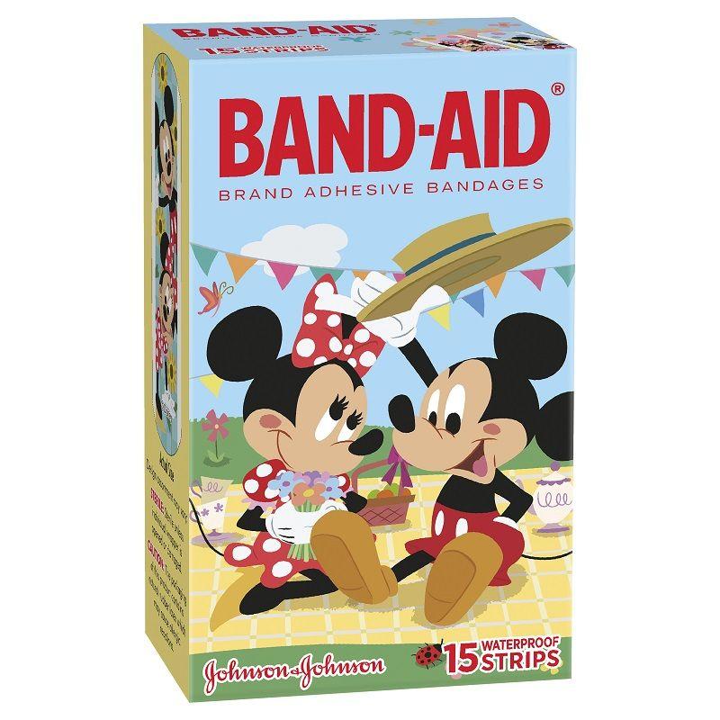 Band-Aid Mickey Mouse Waterproof Strips X 15 - 澳洲生活网