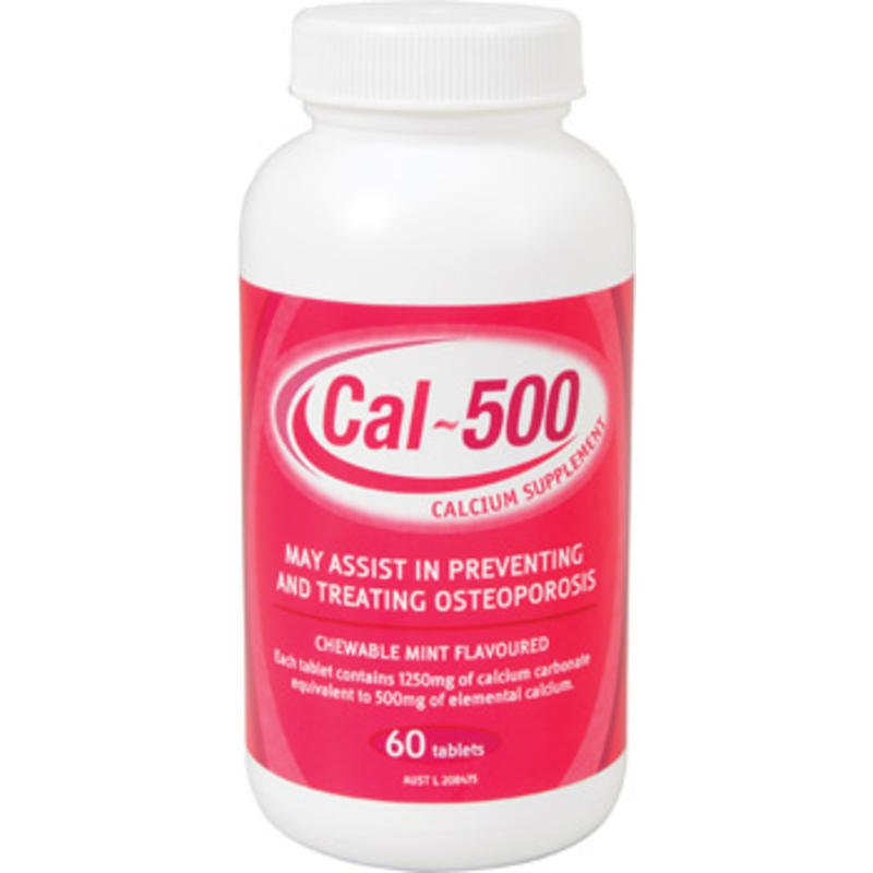 Cal-Sup 500mg钙片 60片 - 澳洲生活网