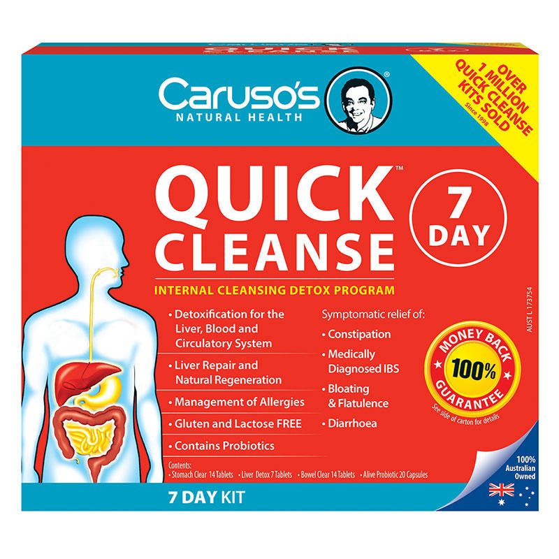 Caruso’s Natural Health Quick Cleanse 7 Day Detox Program - 澳洲生活网